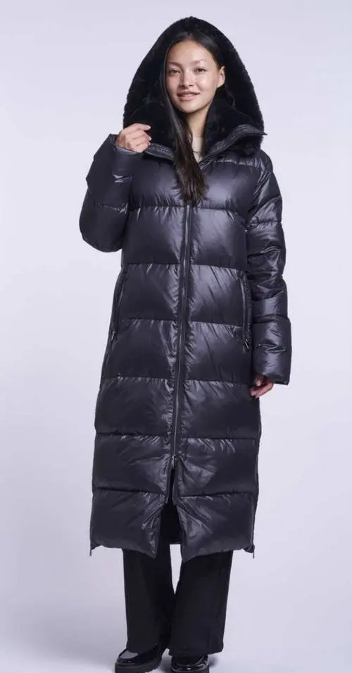 BLUE DUCK Down Coat - Black