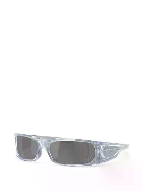 Oakley Highland Rectangle-frame Sunglasses - Silver