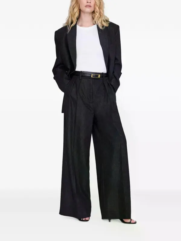 ANINE BING Lou Trousers Dark