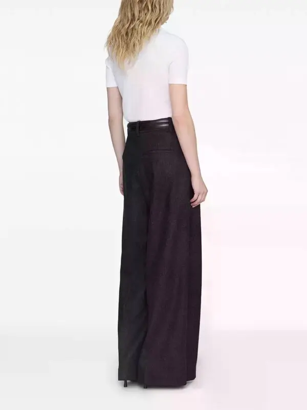 ANINE BING Lou Trousers Dark