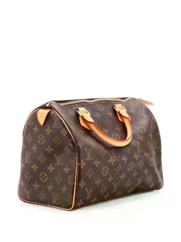 LOUIS VUITTON Speedy Handbag Monogram Canvas 30 Satchel