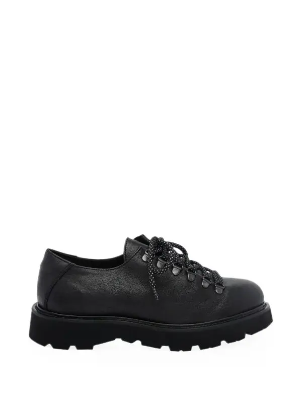 PAWELK'S Lace-up Leather Derby Shoes