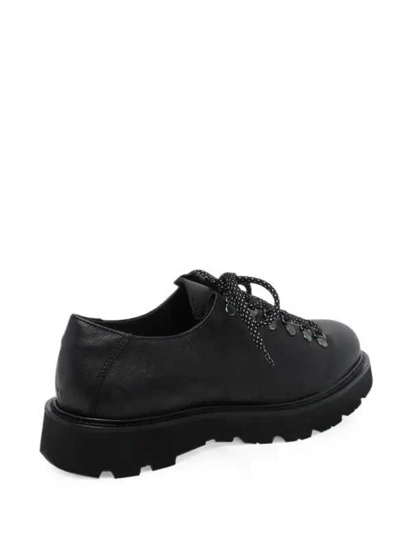 PAWELK'S Lace-up Leather Derby Shoes