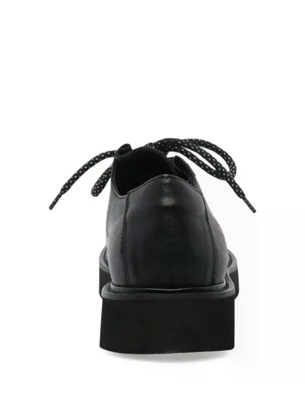 PAWELK'S Lace-up Leather Derby Shoes