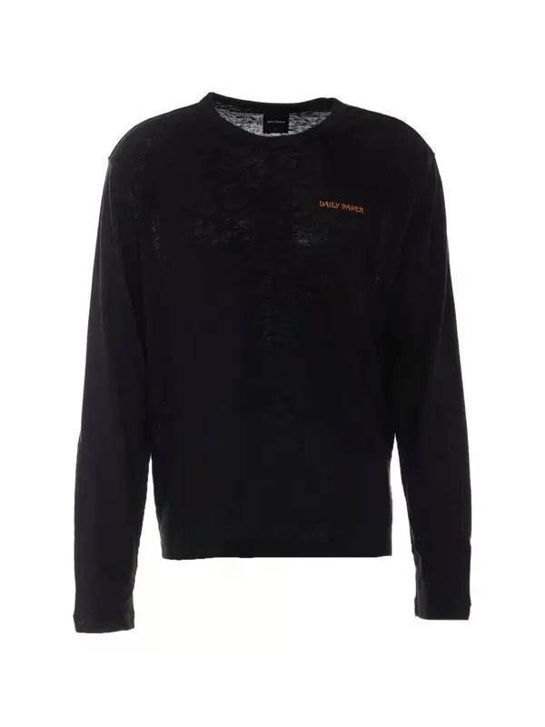 DAILY PAPER Slub-texture Logo-embroidered T-shirt