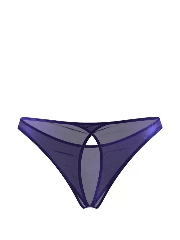 SCANDALE Show Me More Cut-out Briefs - Purple