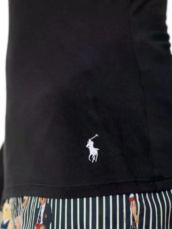 Polo Ralph Lauren Logo-embroidered Long-sleeve Pyjama Top