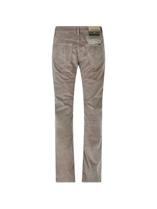 Jacob Cohen Bard Corduroy-effect Straight-leg Cotton Trousers