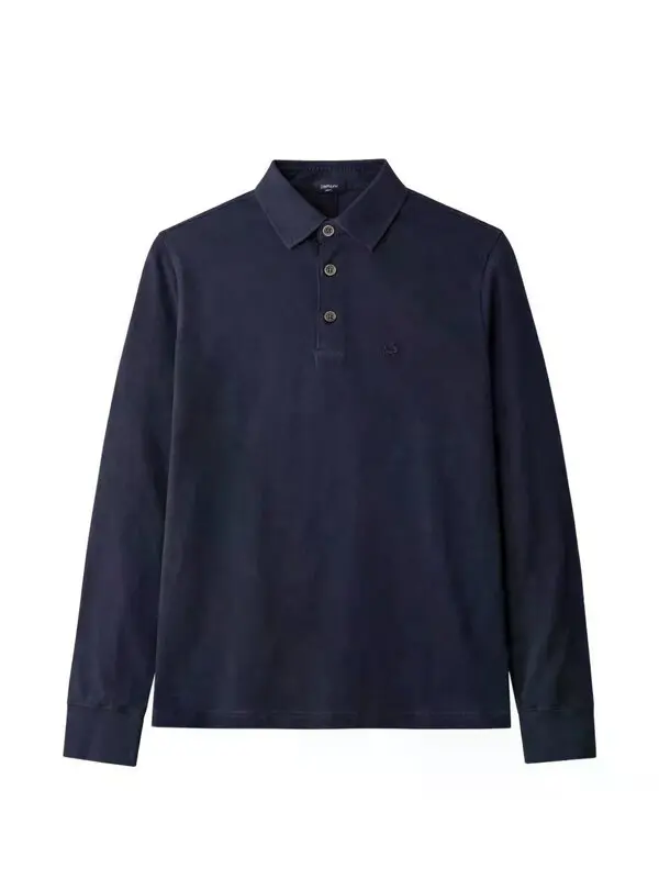 TOMBOLINI Long-sleeve Polo Shirt - Blue