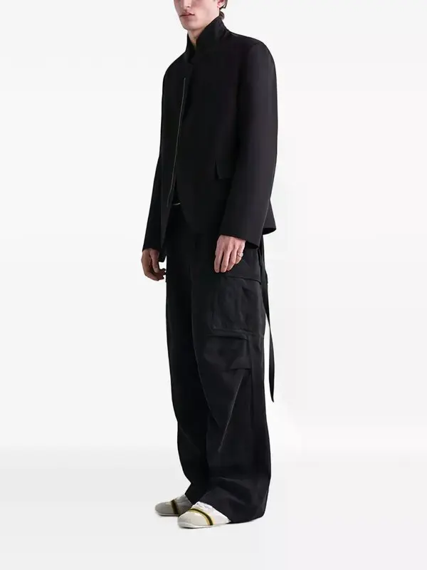 Fendi High-neck Flap-pocket Jacket