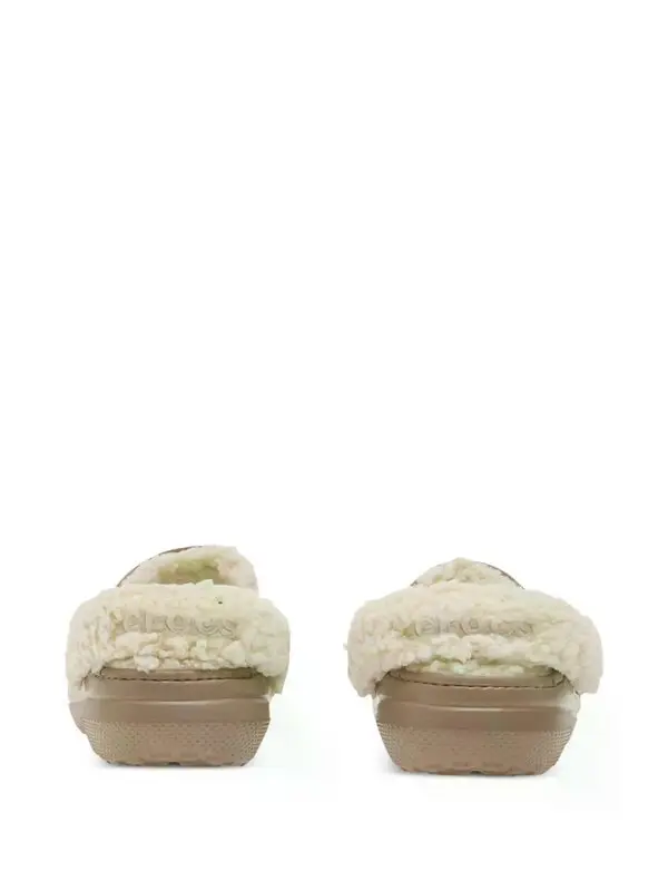 CROCS Classic Fleece-lined Clogs - Neutrals