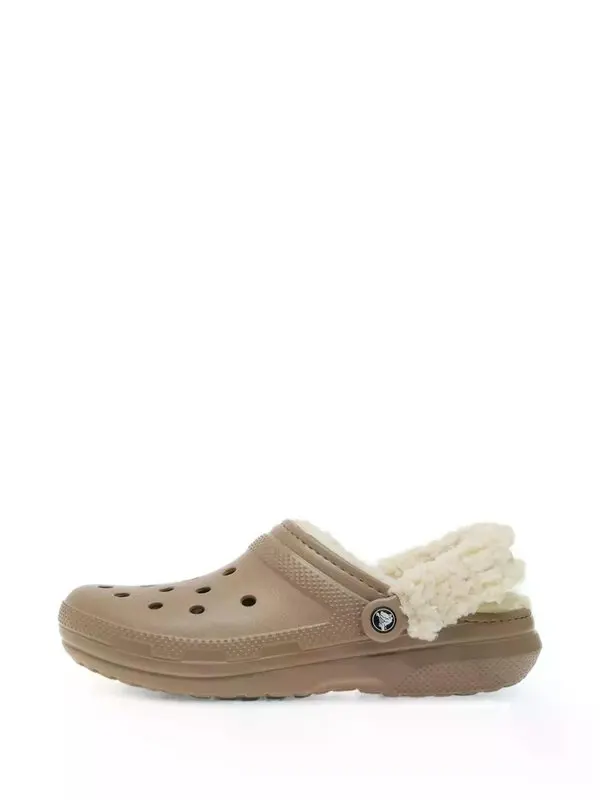 CROCS Classic Fleece-lined Clogs - Neutrals