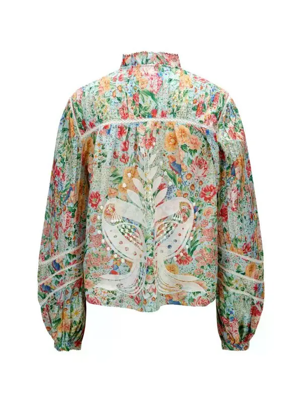 Farm Rio Rendeira Cutwork Blouse