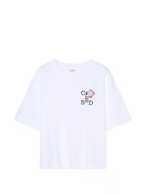 Closed Embroidered Logo-patch T-shirt