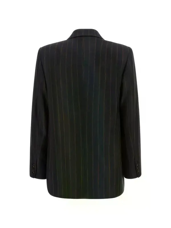 Alberto Biani Double-breasted Pinstripe Blazer