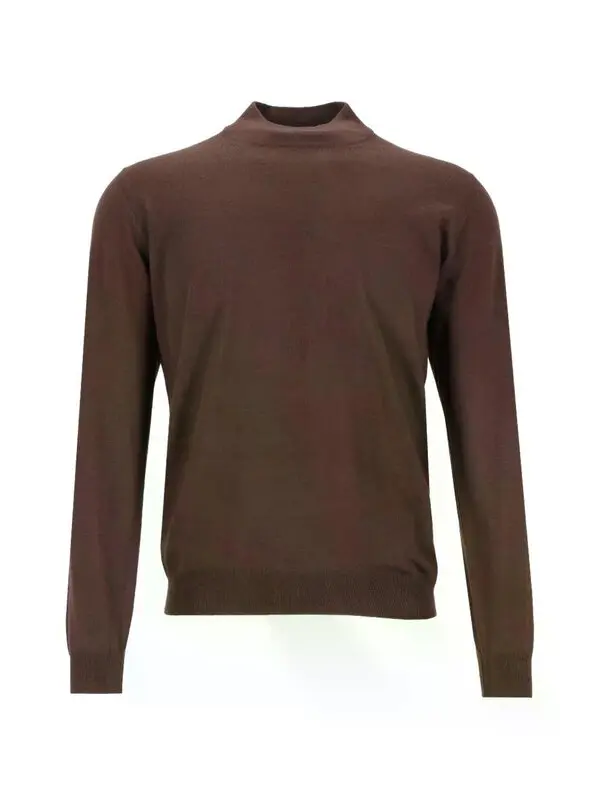 Fedeli Fine-knit Mock-neck Sweater