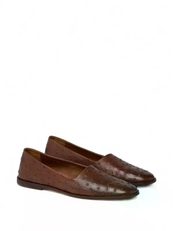 Marsèll Stesa Ostrich-effect Leather Loafers