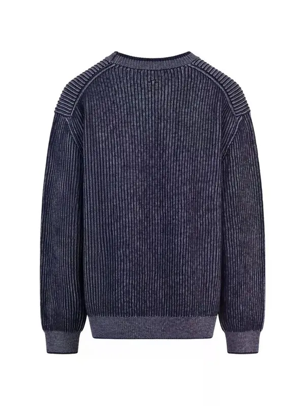 Paul & Shark Ribbed-knit Crew-neck Sweater