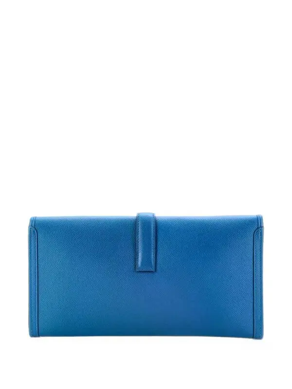 Hermès Jige Elan Epsom 29 Clutch Bag - Blue