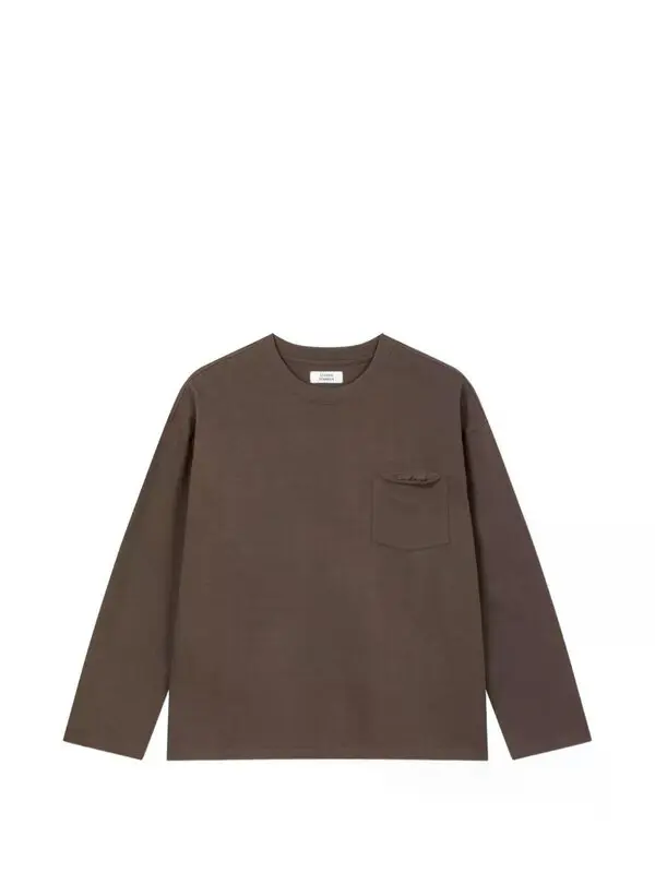 STUDIO TOMBOY Embroidered-detail Pocket T-shirt