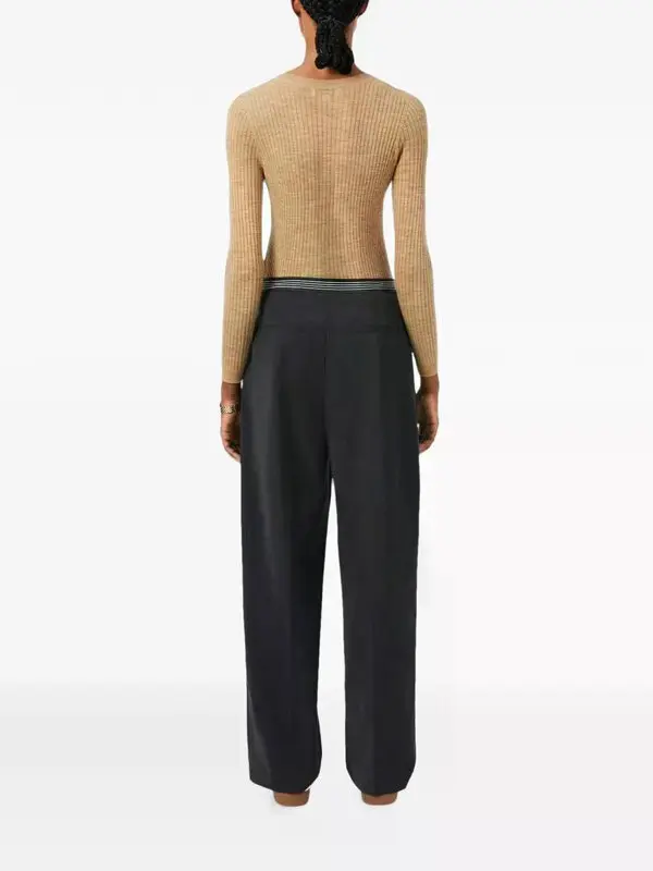 Lacoste Logo-waistband Tailored Trousers