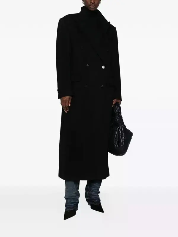 Tagliatore Double-breasted Peak-lapel Coat