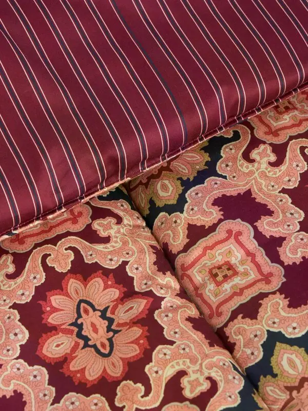 Etro Mosaic-motif Quilted Cushion
