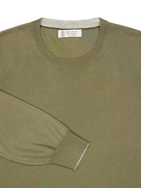 Brunello Cucinelli Crew-neck Ribbed-trim Sweater