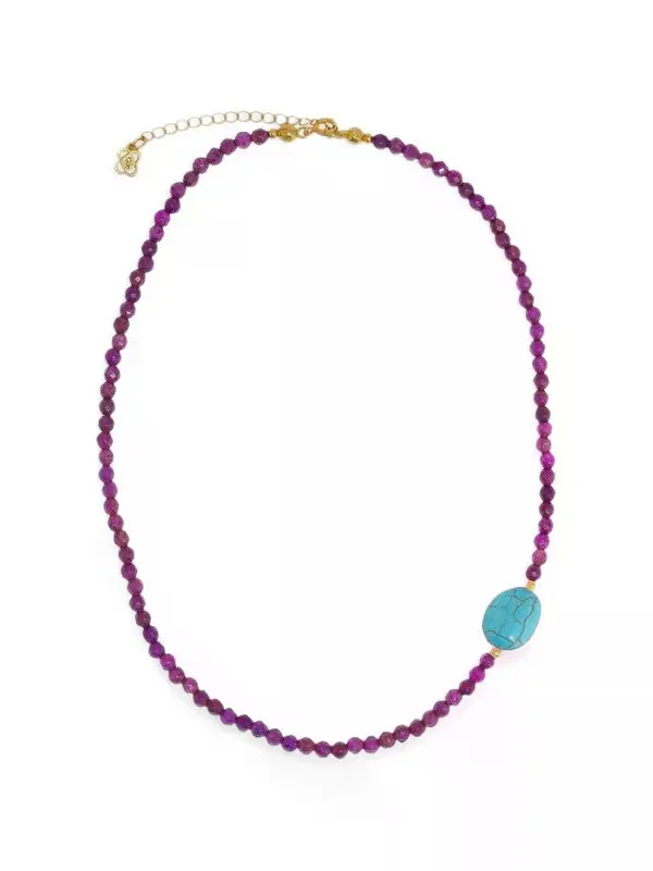 OTTOMAN HANDS Felice Beaded Jade Necklace