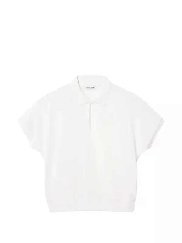 Lacoste Cut-out Scalloped Polo Shirt