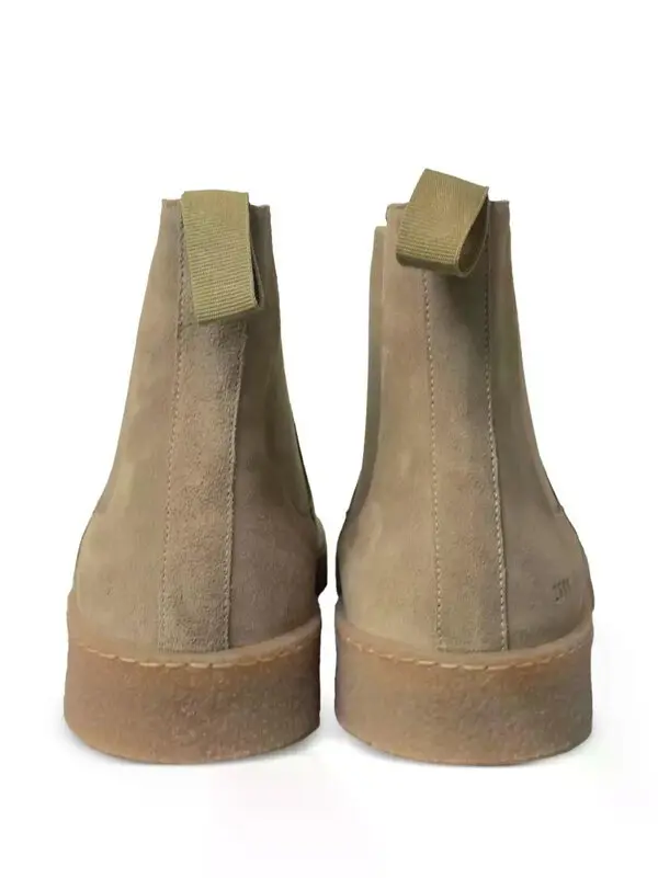 COMMON PROJECTS Suede Chelsea Boots - Brown