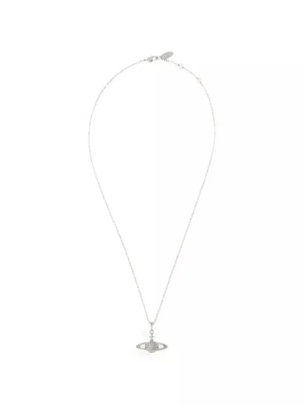 VIVIENNE WESTWOOD Mini Bas Relief Pendant Necklace - Silver