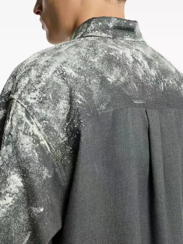 Dsquared2 Upside Down Frosted Boxy Shirt