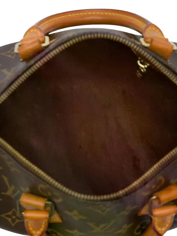 LOUIS VUITTON 2015 Monogram Speedy Bandouliere 25 Satchel