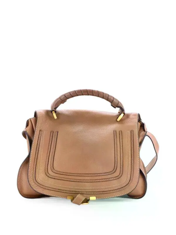 Chloé Marcie Top Handle Bag Leather Medium Shoulder Bag