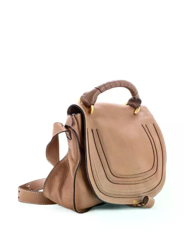 Chloé Marcie Top Handle Bag Leather Medium Shoulder Bag