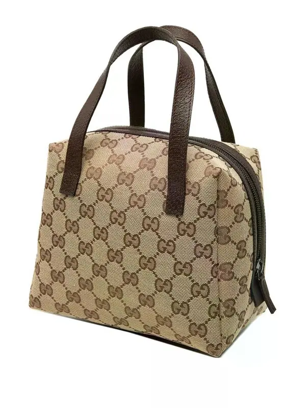 Gucci 2000-2015 Mini Gg Canvas Balthus Tofu Bag Handbag - Neutrals