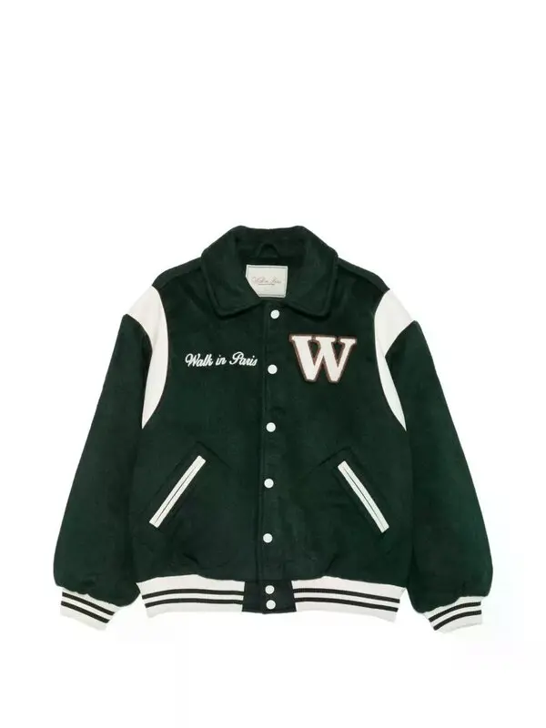 WALK IN PARIS Logo-patch Panelled Jacket