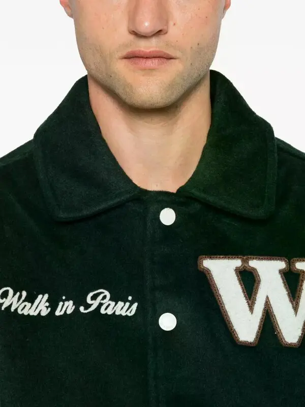 WALK IN PARIS Logo-patch Panelled Jacket