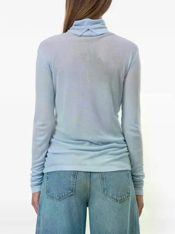 Closed Roll-neck Long-sleeve T-shirt