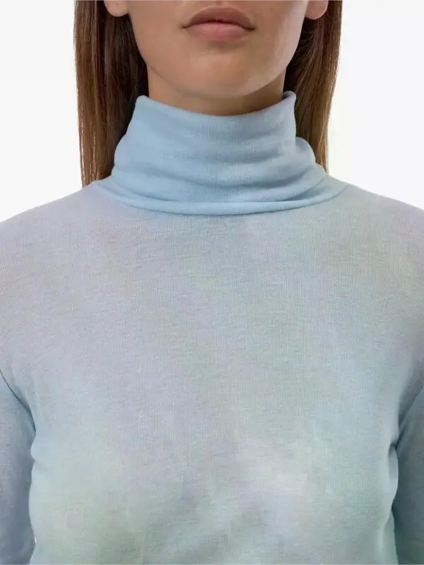 Closed Roll-neck Long-sleeve T-shirt