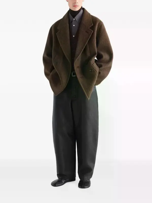LEMAIRE Double-breasted Felted Coat