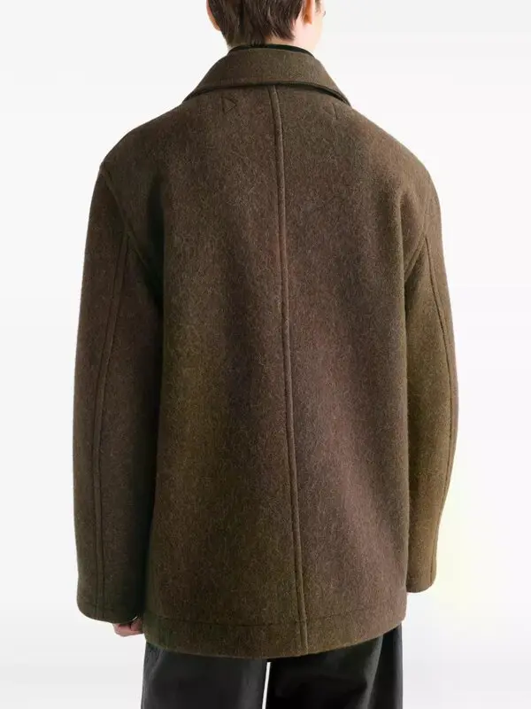 LEMAIRE Double-breasted Felted Coat