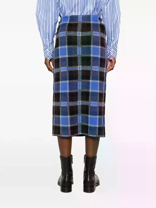 Guest In Residence Fringed Midi Skirt
