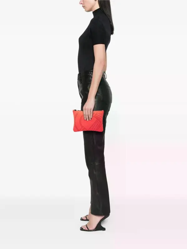 Hermès 2010-2026 Small Perforated Nylon Neobain Canoe H Case Clutch Bag