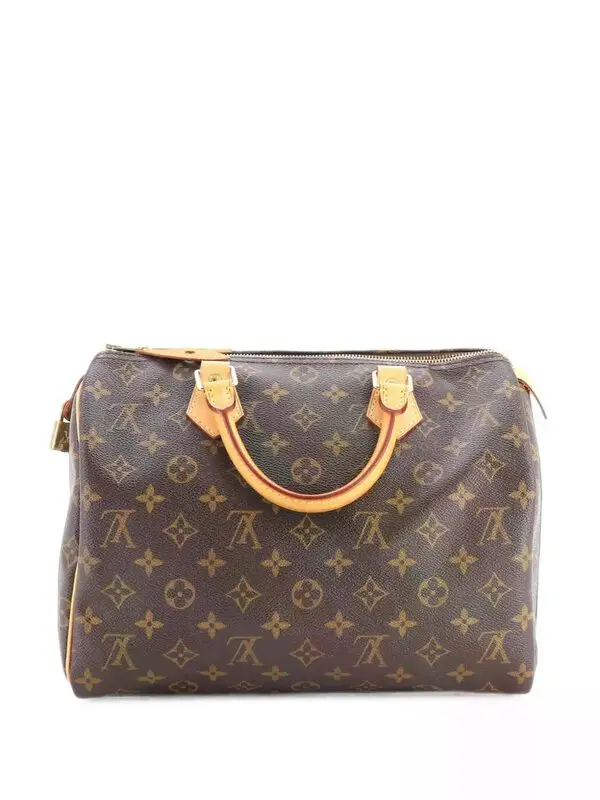 LOUIS VUITTON Speedy Handbag Monogram Canvas 30 Satchel