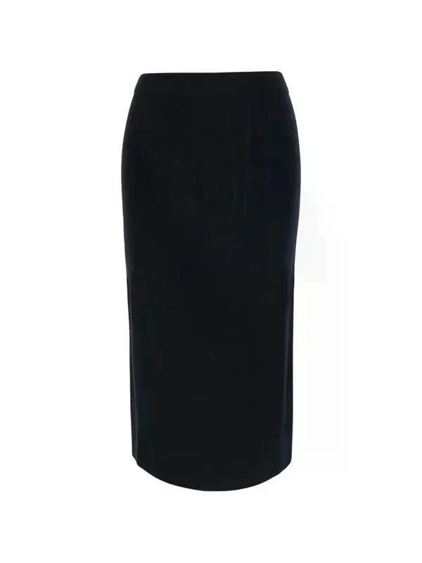 Max Mara Ribbed-knit Midi Skirt