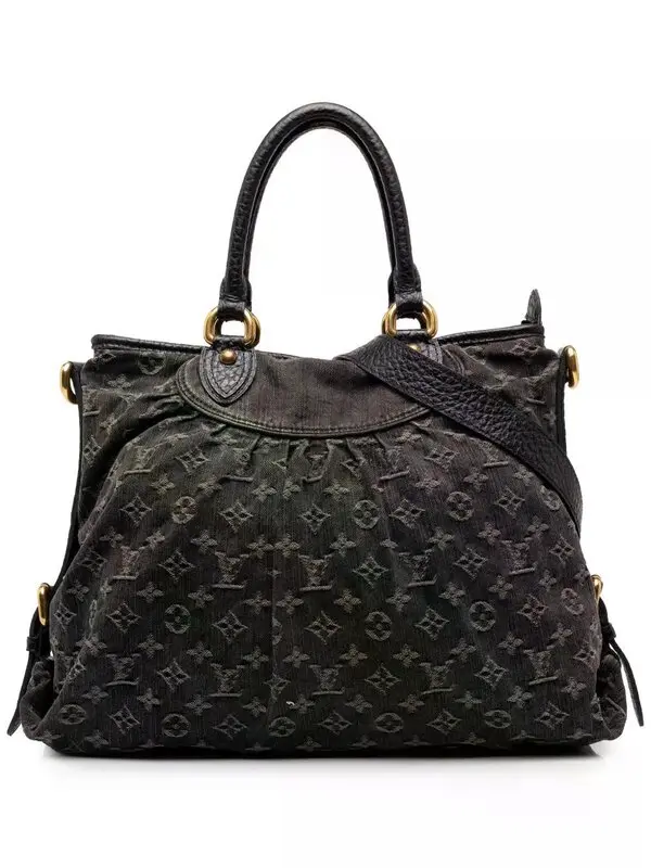 LOUIS VUITTON 2000-2026 Monogram Denim Neo Cabby Gm Satchel