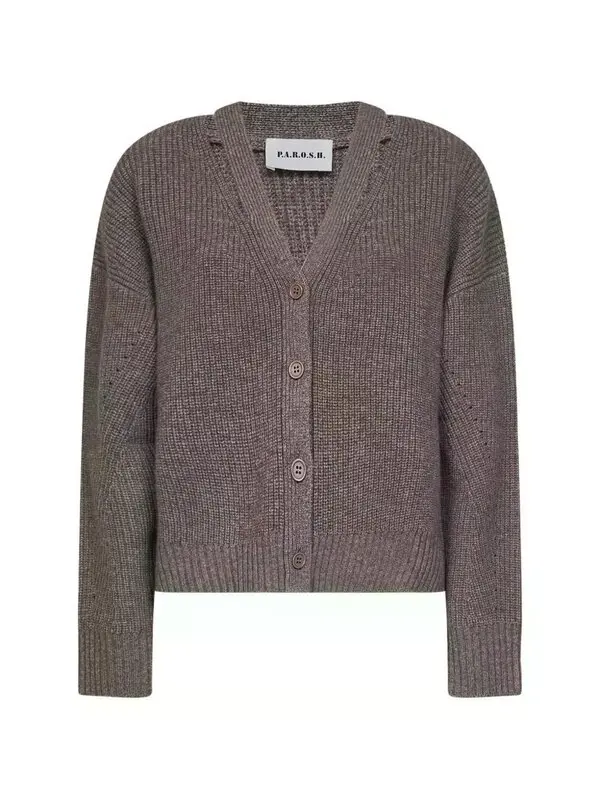 P.a.r.o.s.h V-neck Chunky-knit Cardigan