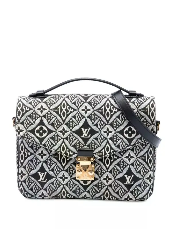 LOUIS VUITTON 2020 Monogram Jacquard Since 1854 Pochette Metis Satchel